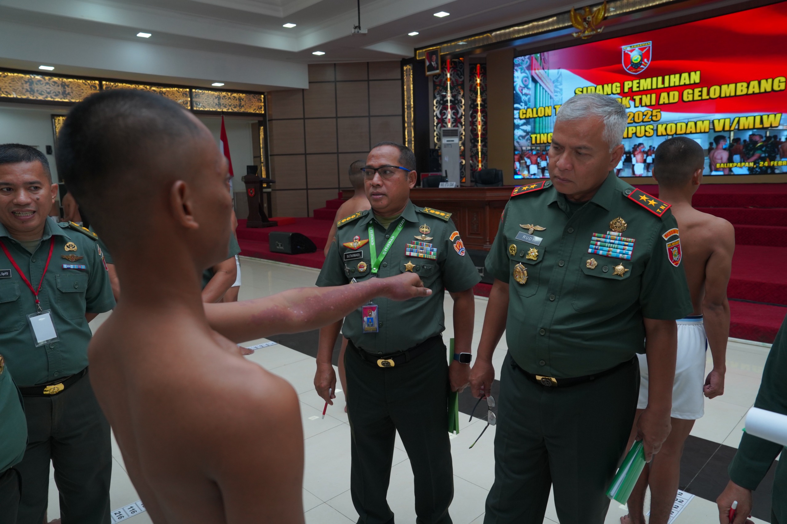 Perekrutan Calon Tamtama TNI AD: Kodam VI/Mulawarman Jamin Seleksi Bersih - Harianutama.id